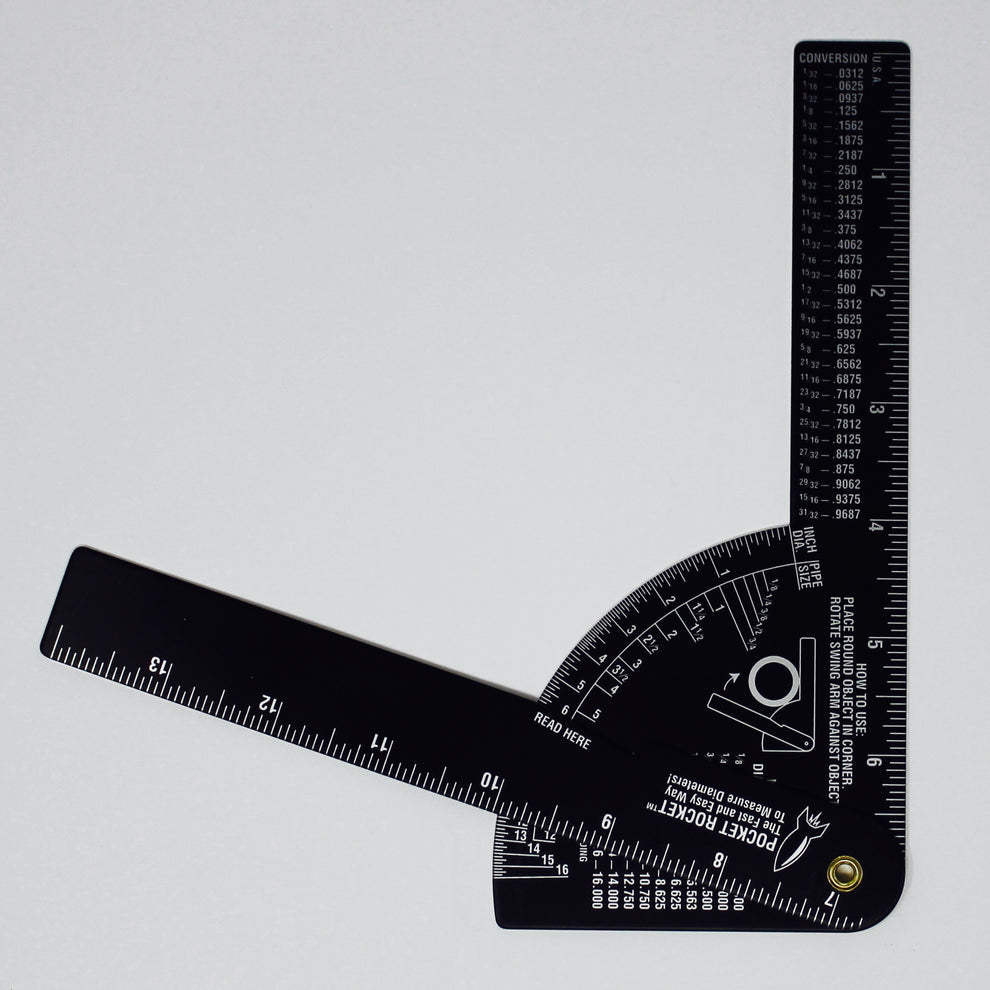 Pipe Caliper - Black Anodized – Oregon Rule Co.
