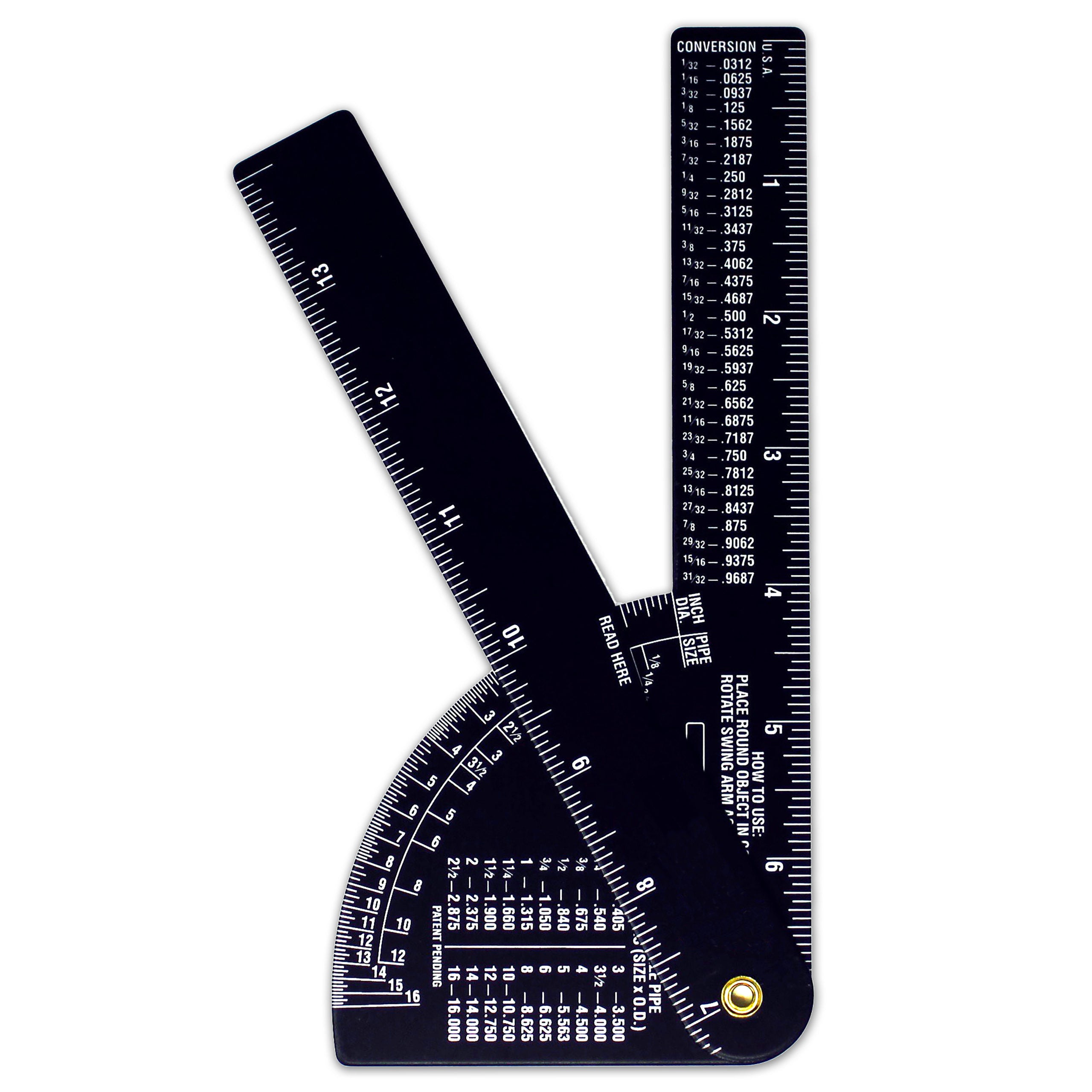 Pipe Caliper - Black Anodized – Oregon Rule Co.